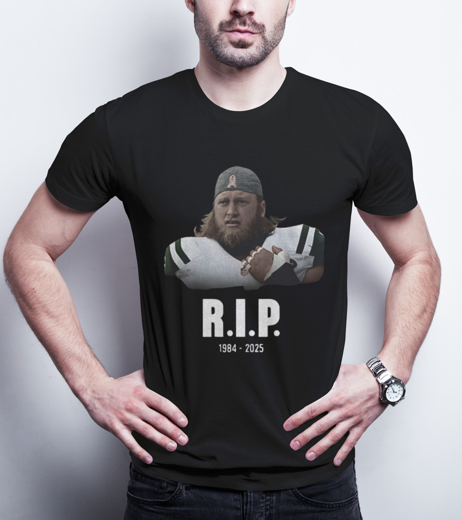 Nick Mangold New York Jets NFL R.I.P. 1984-2025 Legends Never Die T-Shirt