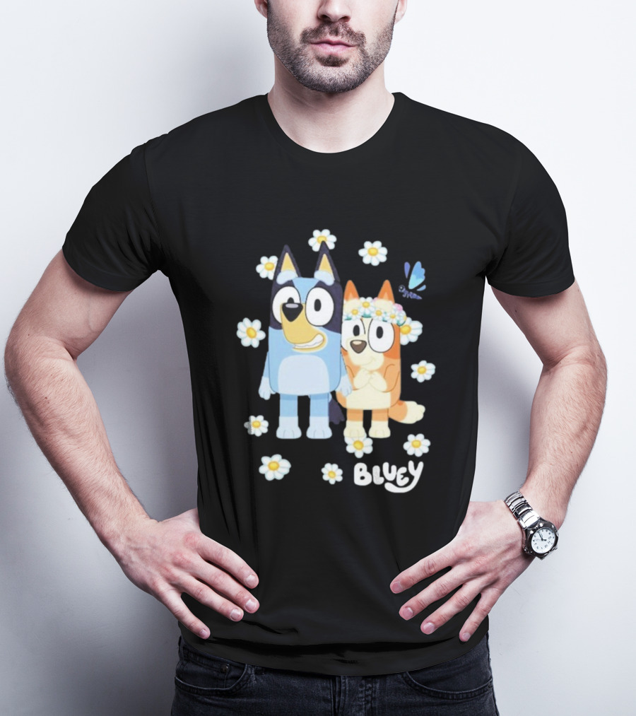 Bluey Flowers And Friends Playful Blossom Adventure T-Shirt