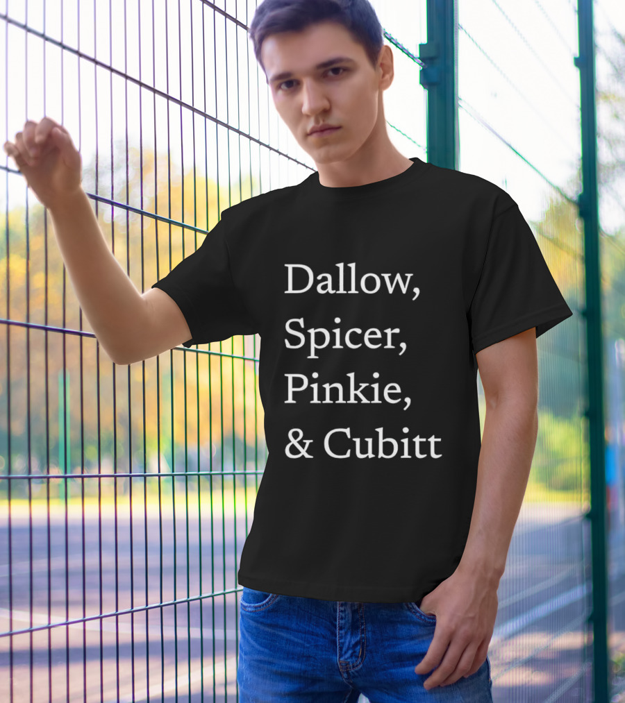 Dallow Spicer Pinkie Cubitt Text Sequence T-Shirt