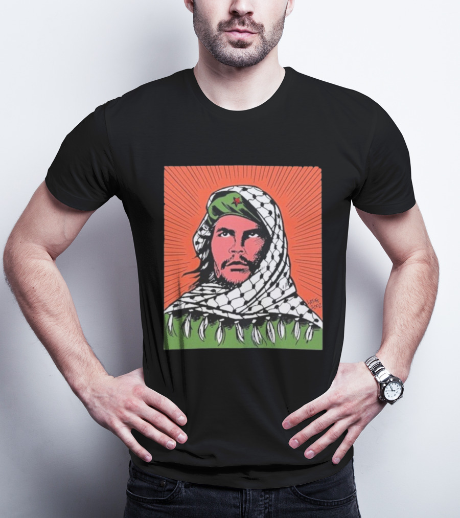 Che Guevara Keffiyeh Artistic Illustration By Latuff 2002 T-Shirt