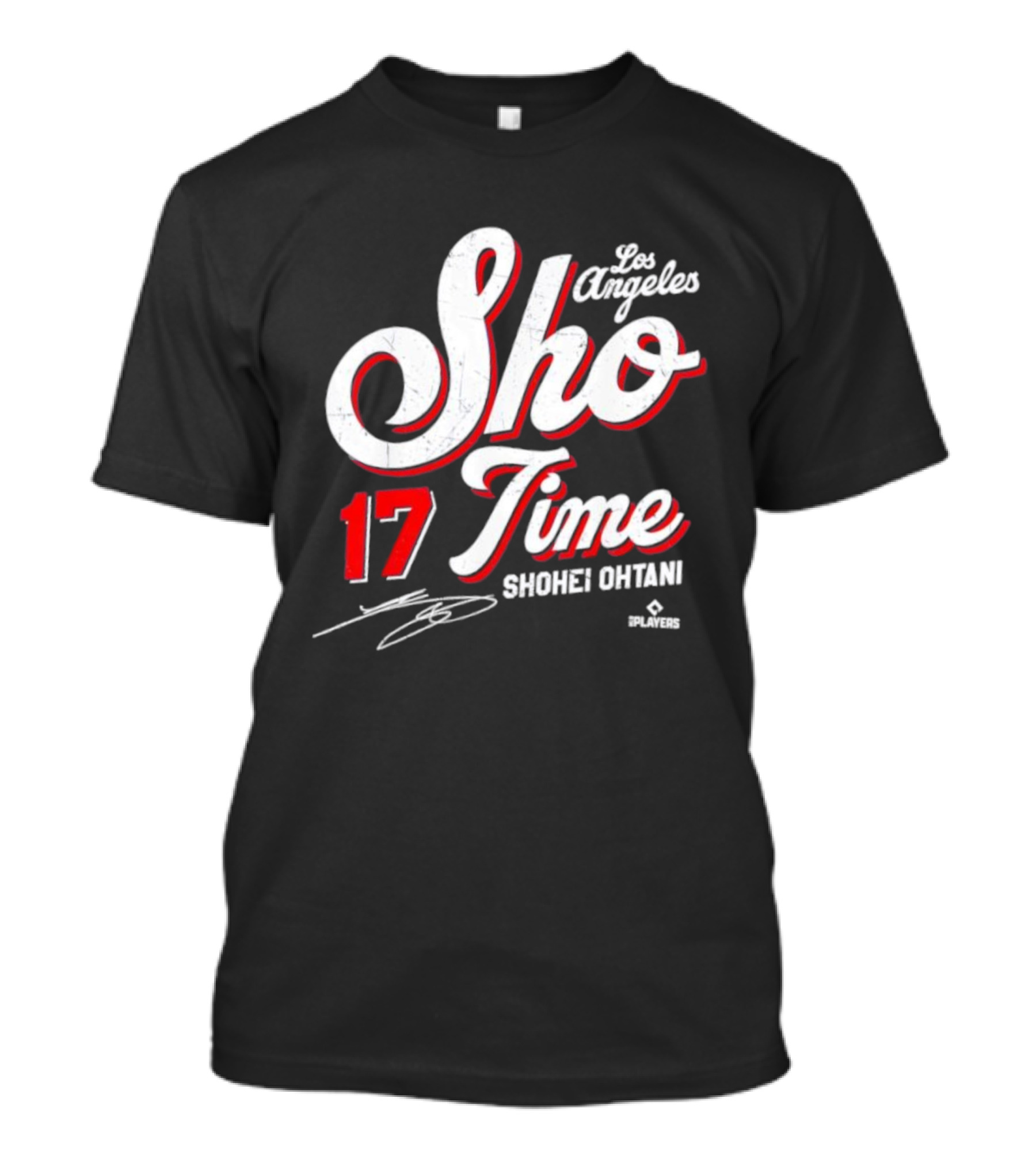 Los Angeles Sho Time 17 Shohei Ohtani Signature T-Shirt