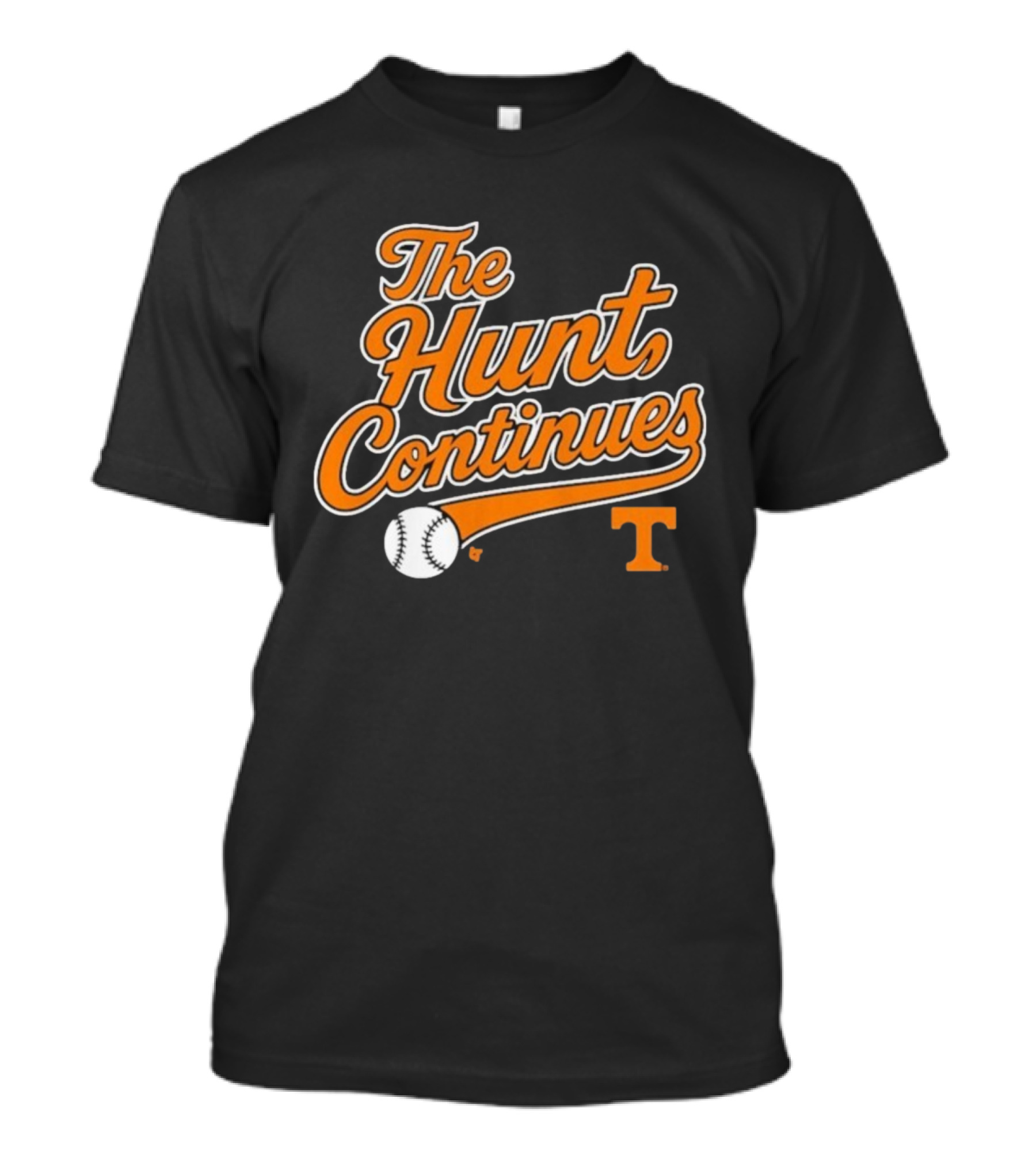 Tennessee Volunteers The Hunt Continues Baseball T T-Shirt