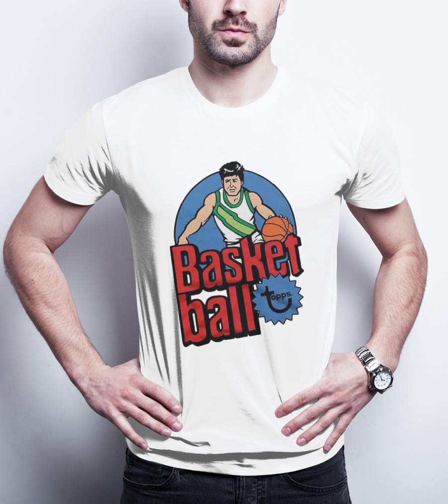 Topps Basketball 1978 Vintage Picture Cards Retro Style T-Shirt