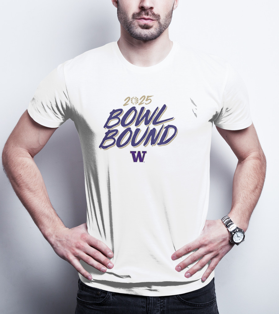 2025 Bowl Bound Washington Huskies Football NFL T-Shirt