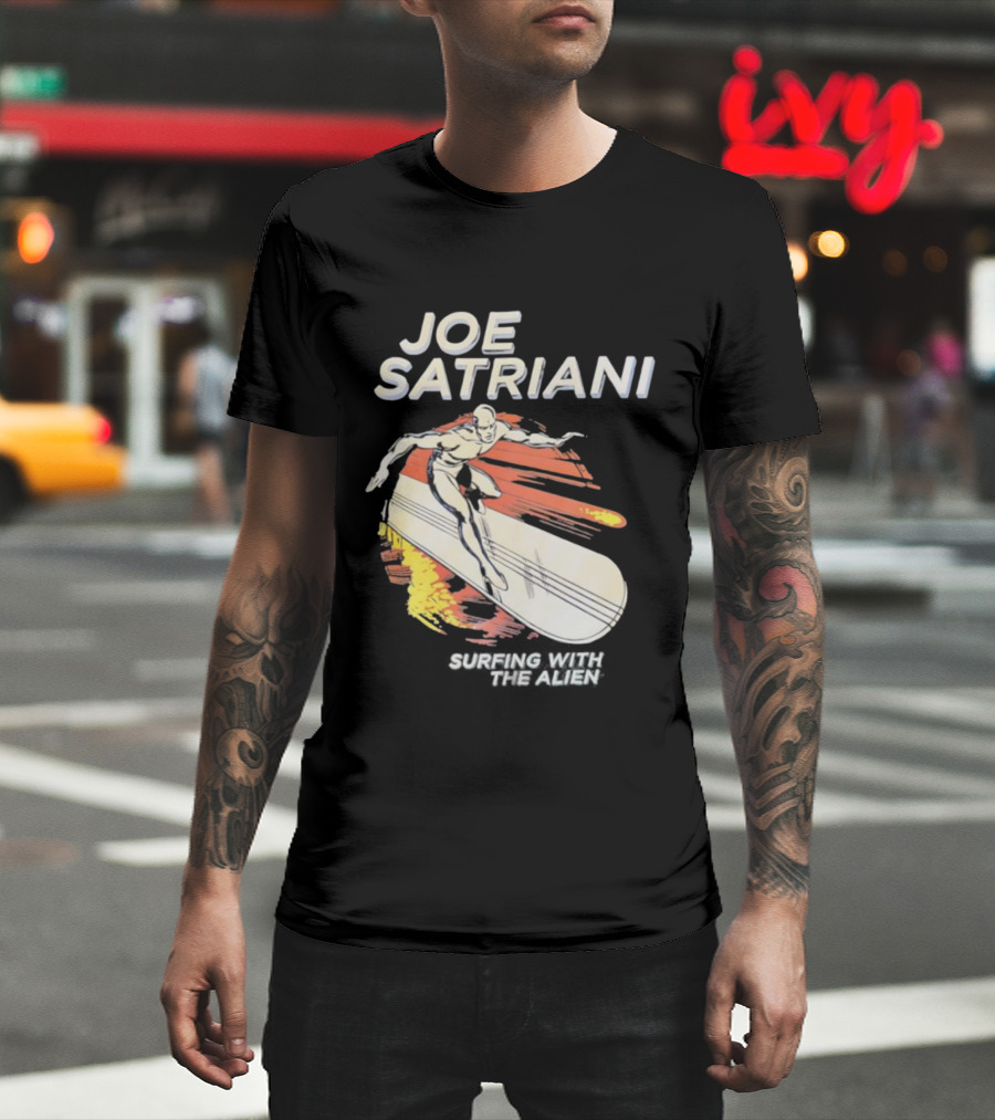 Joe Satriani Surfing With The Alien Cover Art T-Shirt