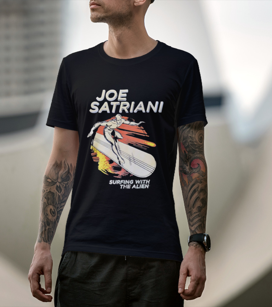 Joe Satriani Surfing With The Alien Cover Art T-Shirt
