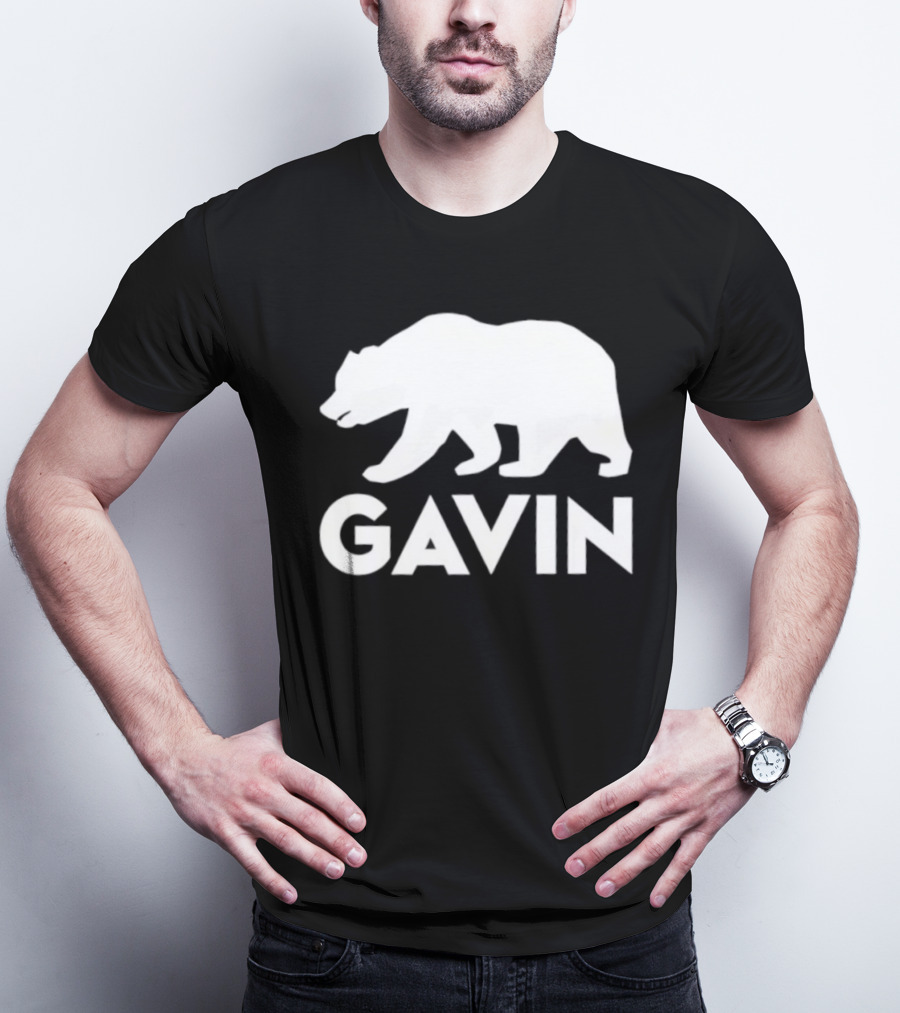 Gavin Newsom Bear California Symbol T-Shirt