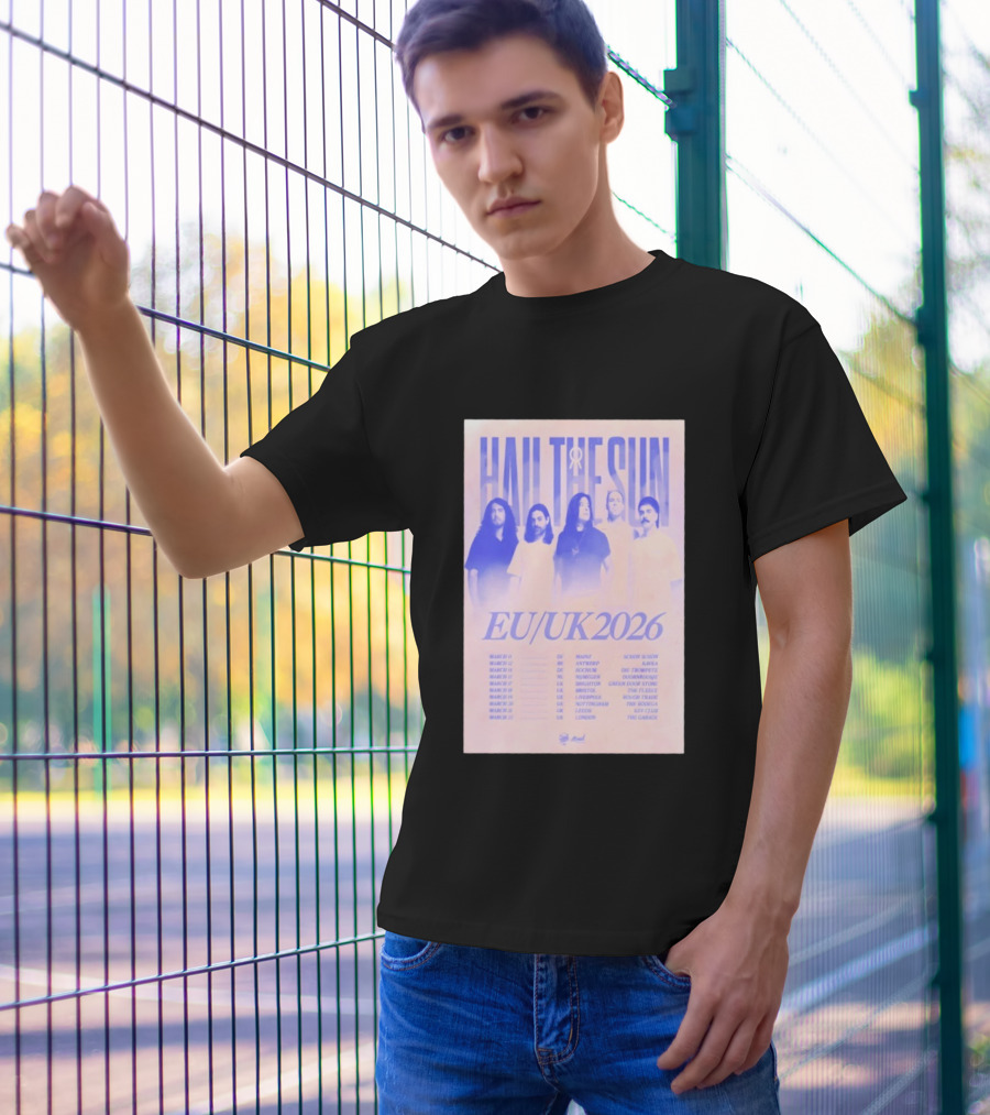 Hail The Sun EU UK 2026 Tour Dates March Concert Venues T-Shirt