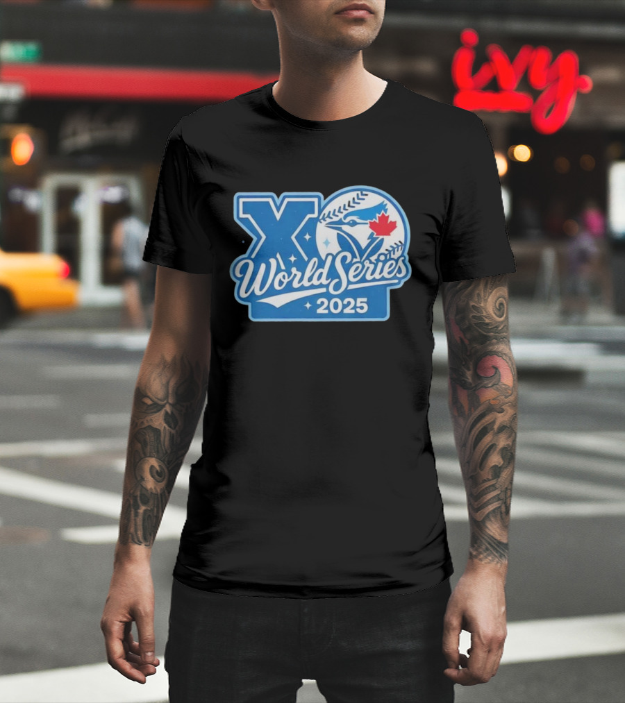 Toronto Blue Jays XO World Series 2025 Vintage Baseball Music Collab T-Shirt