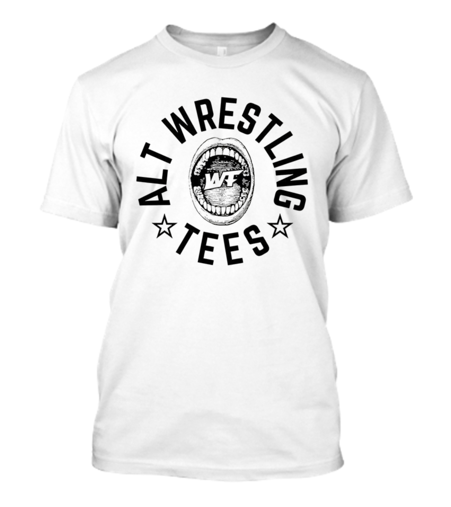 Alt Wrestling Tees Skull Judge Stars T-Shirt
