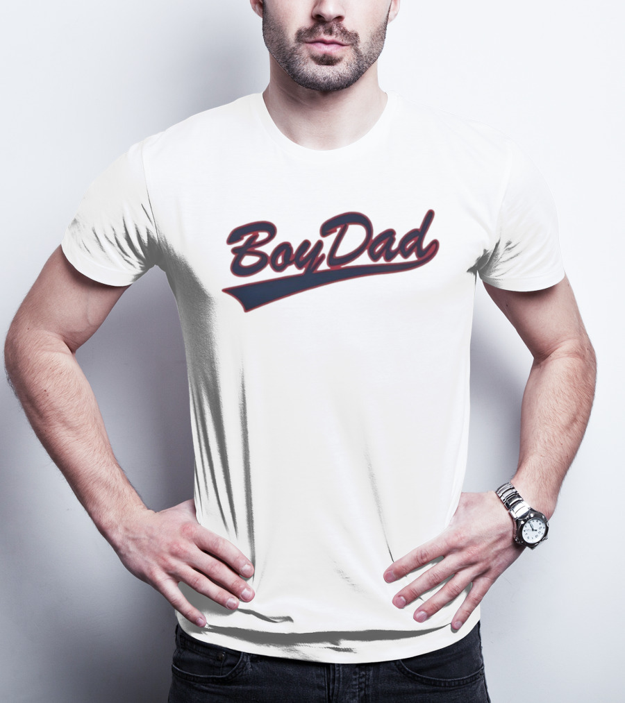 BoyDad Varsity Bold Script Style T-Shirt