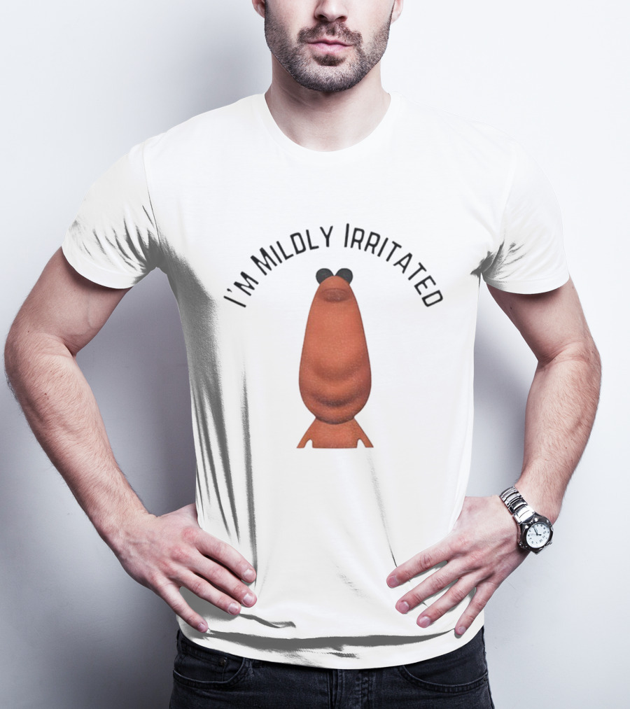 I'm Mildly Irritated Marcus The Worm Meme Funny Character T-Shirt