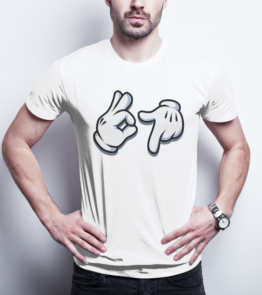 Mickey Mouse 67 Iconic Cartoon Hand Gestures T-Shirt