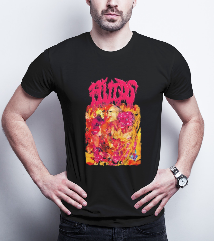 Fluids Ignorance Exalted Surreal Horror Illustration T-Shirt