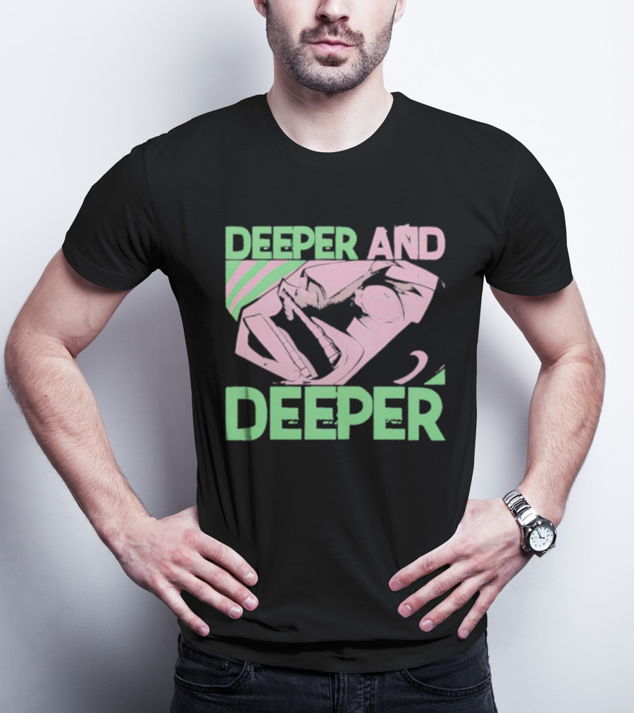 Gyakkyou Burai Kaiji Hakairoku-hen Deeper And Deeper Manga Art T-Shirt