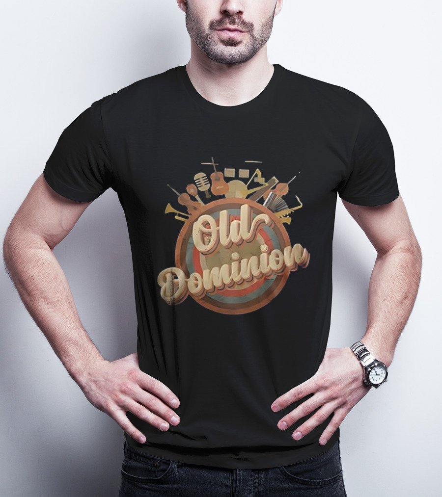 Old Dominion How Good Is That World Tour Vintage Instruments T-Shirt