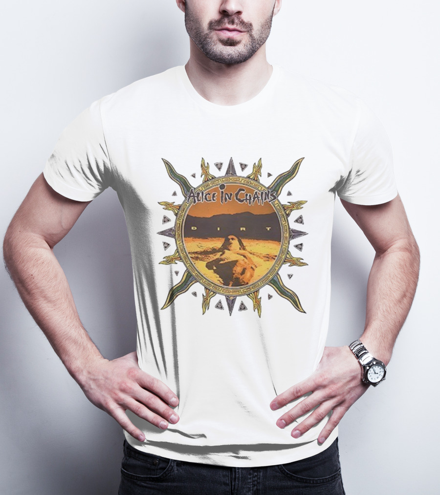 Alice In Chains Dirt Sunburst Desert Scene T-Shirt