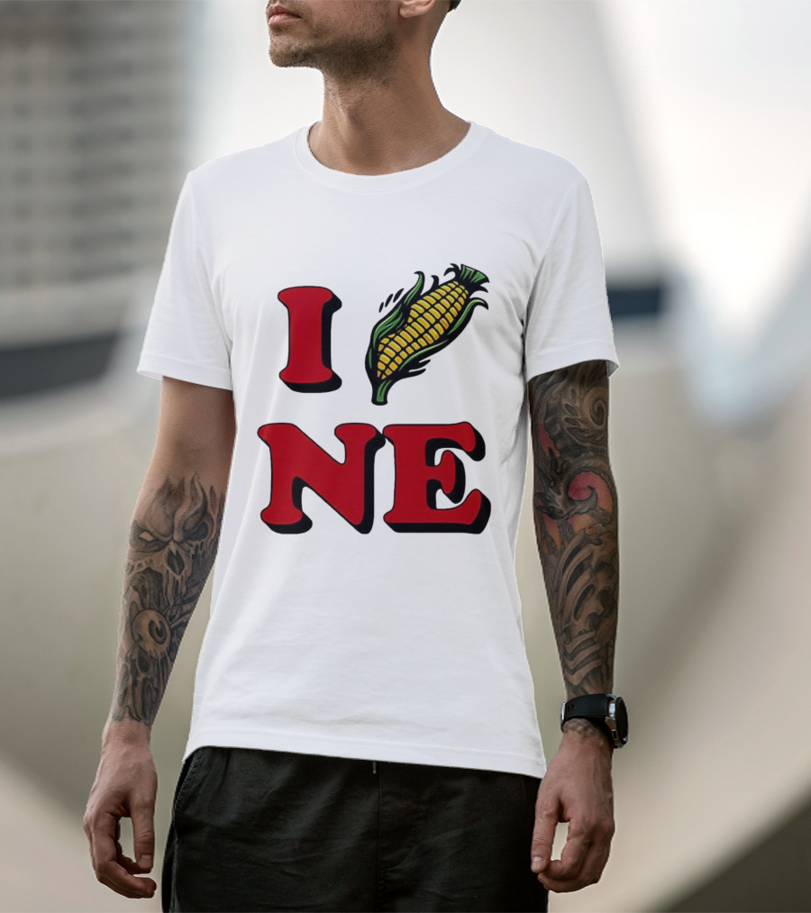 I Corn Ne University Of Nebraska Cornhuskers T-Shirt