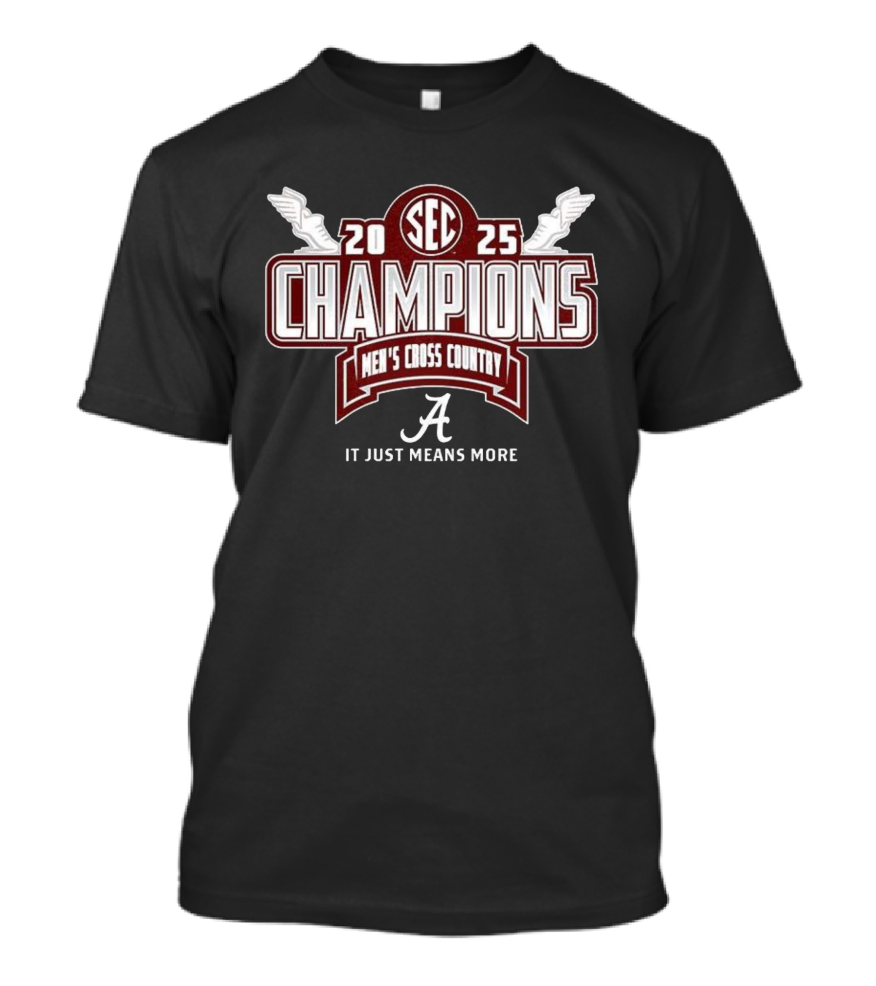 SEC 2025 Champions Alabama Crimson Tide Men’s Cross Country It Just Means More T-Shirt
