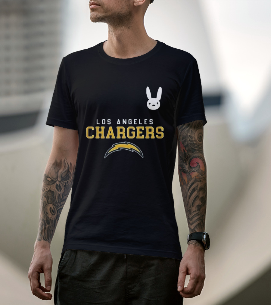 Los Angeles Chargers DTMF Bad Bunny Collaboration T-Shirt