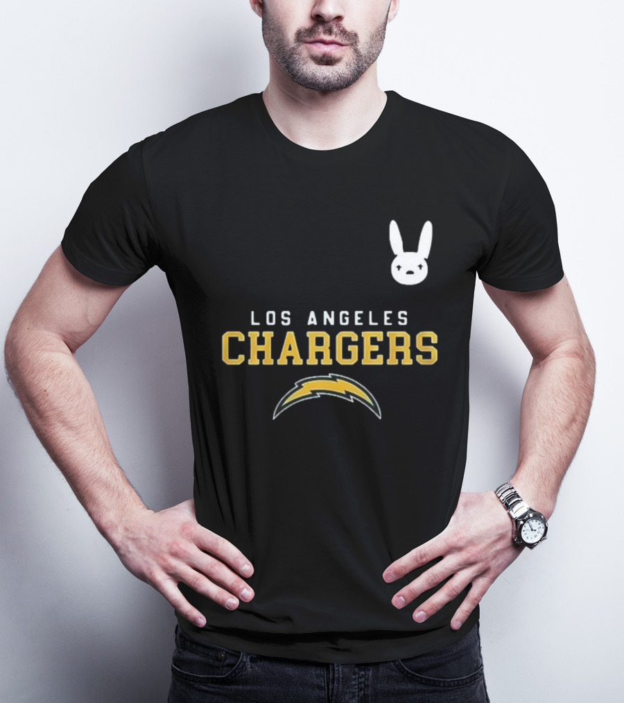 Los Angeles Chargers DTMF Bad Bunny Collaboration T-Shirt