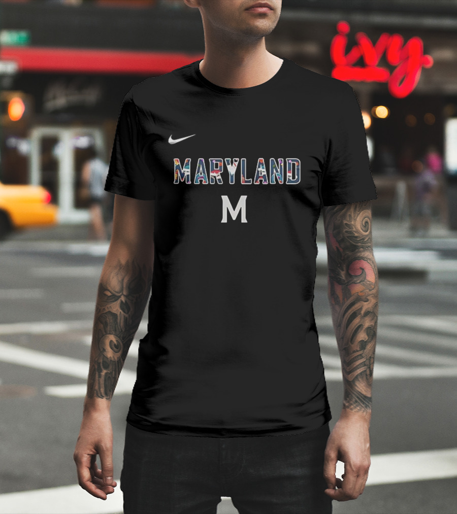 Maryland Terrapins Teach Love Inspire 2025 Nike T-Shirt