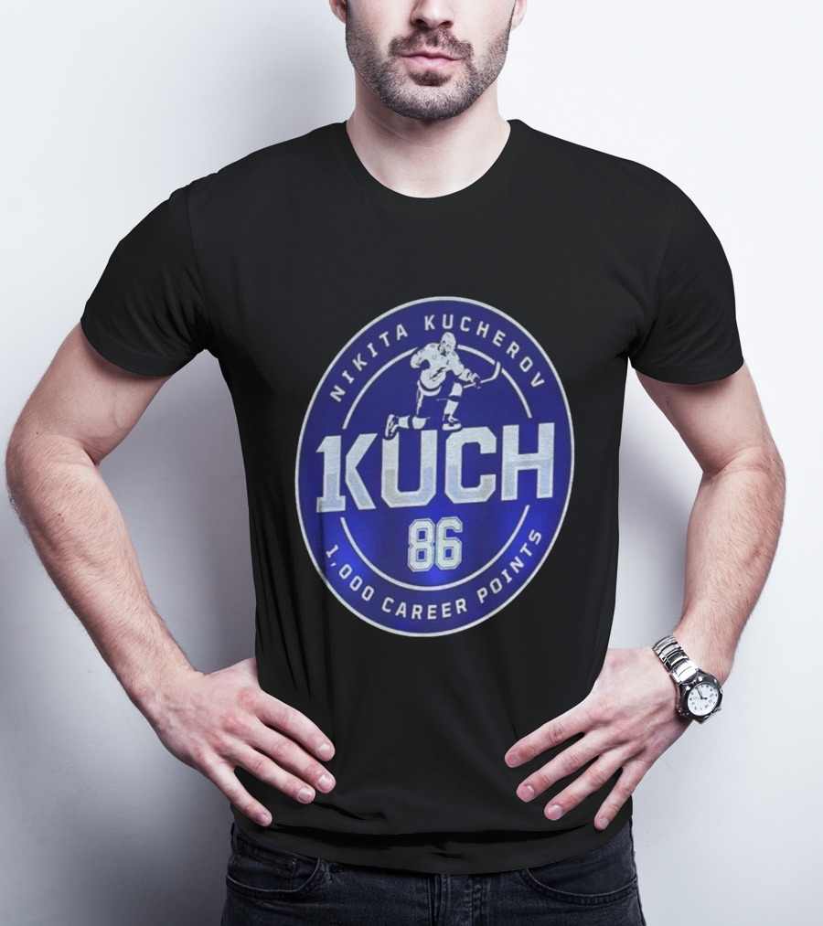 Nikita Kucherov KUCH 86 1000 Career Points T-Shirt