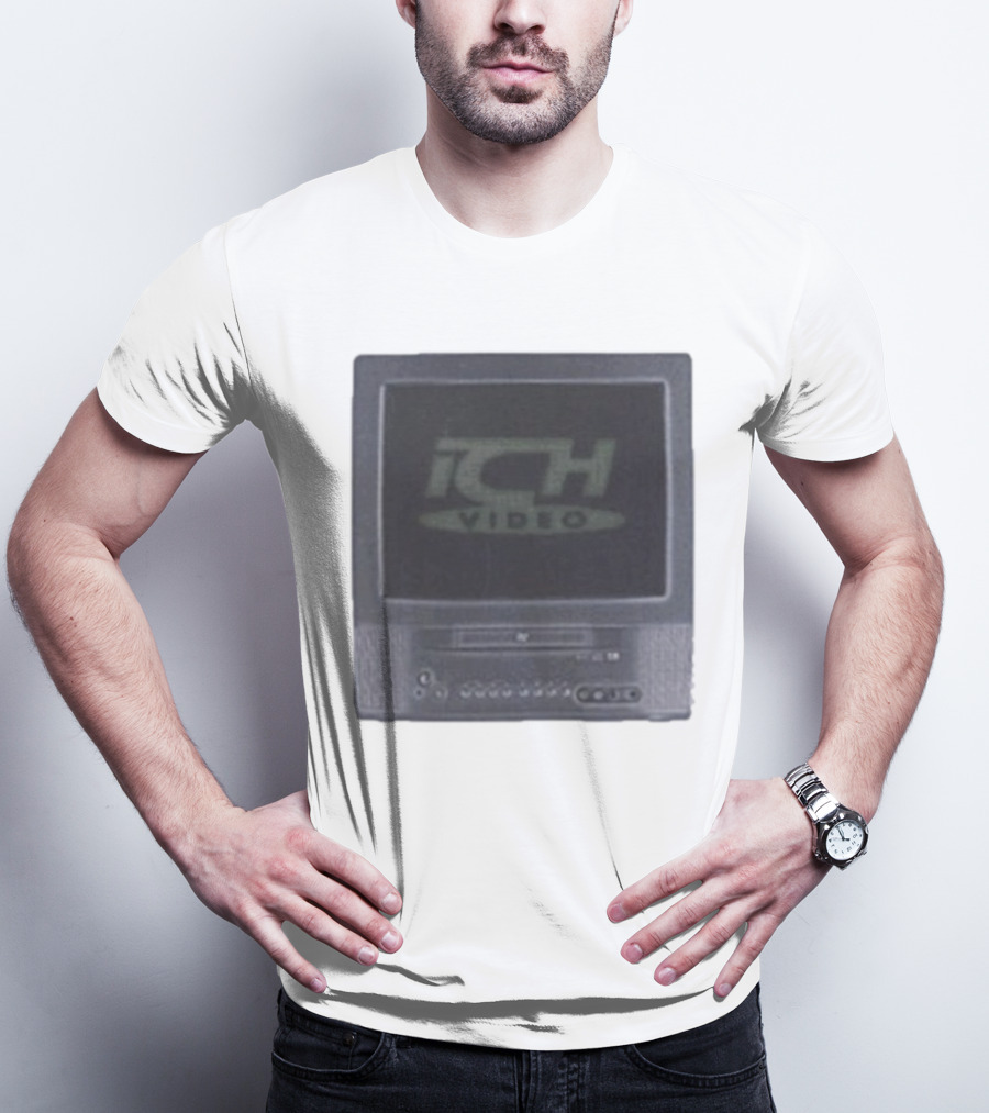 ICHpig Vintage TV Screen Iconic Design T-Shirt