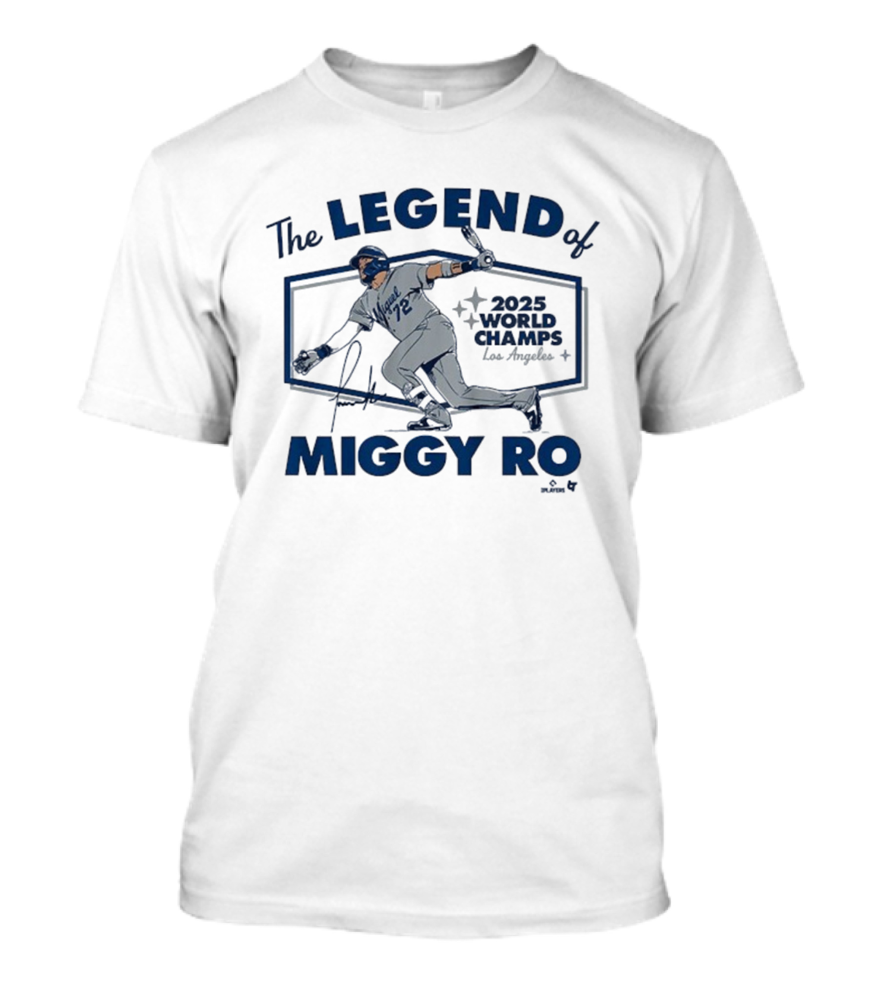 The Legend Of Miggy Ro 2025 World Champs Los Angeles Dodgers T-Shirt