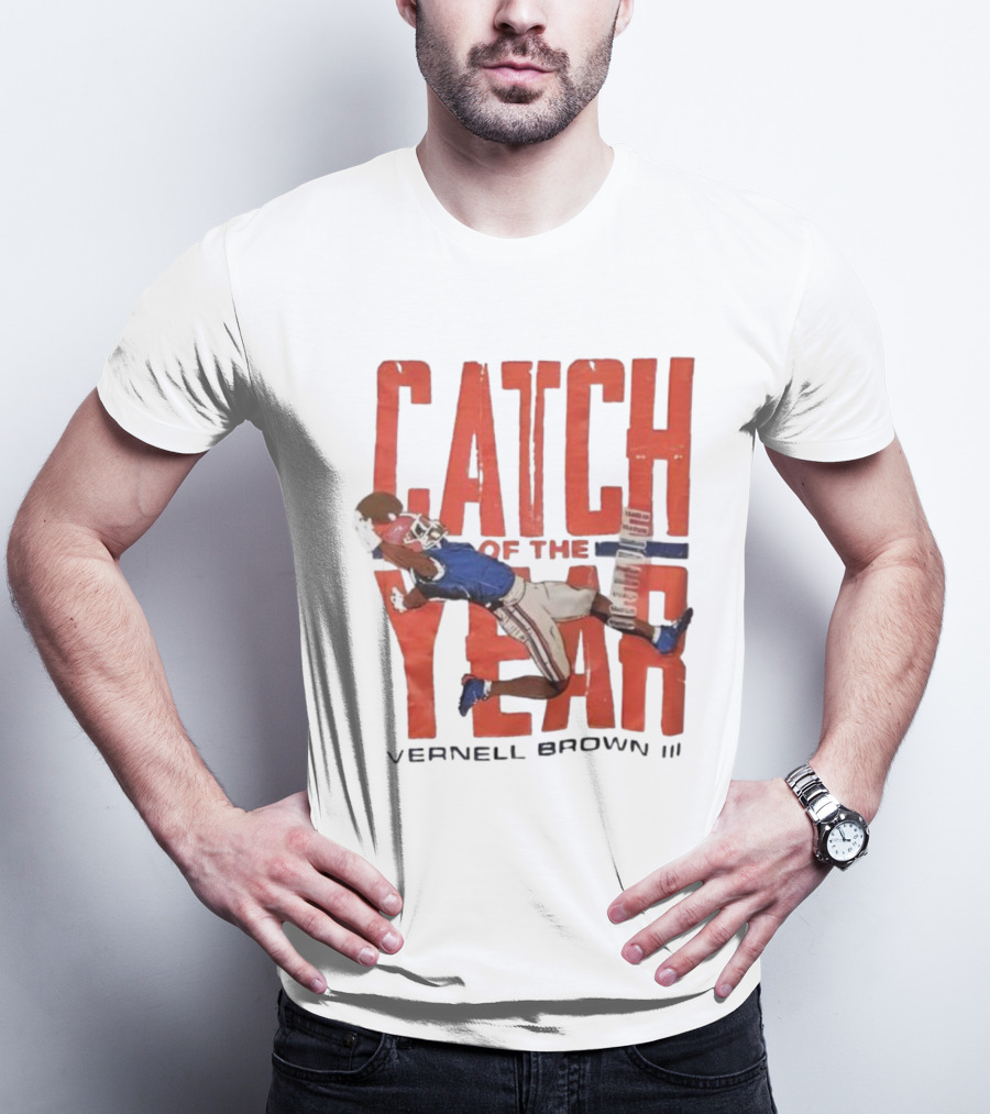 Vernell Brown III Catch Of The Year Football Action T-Shirt