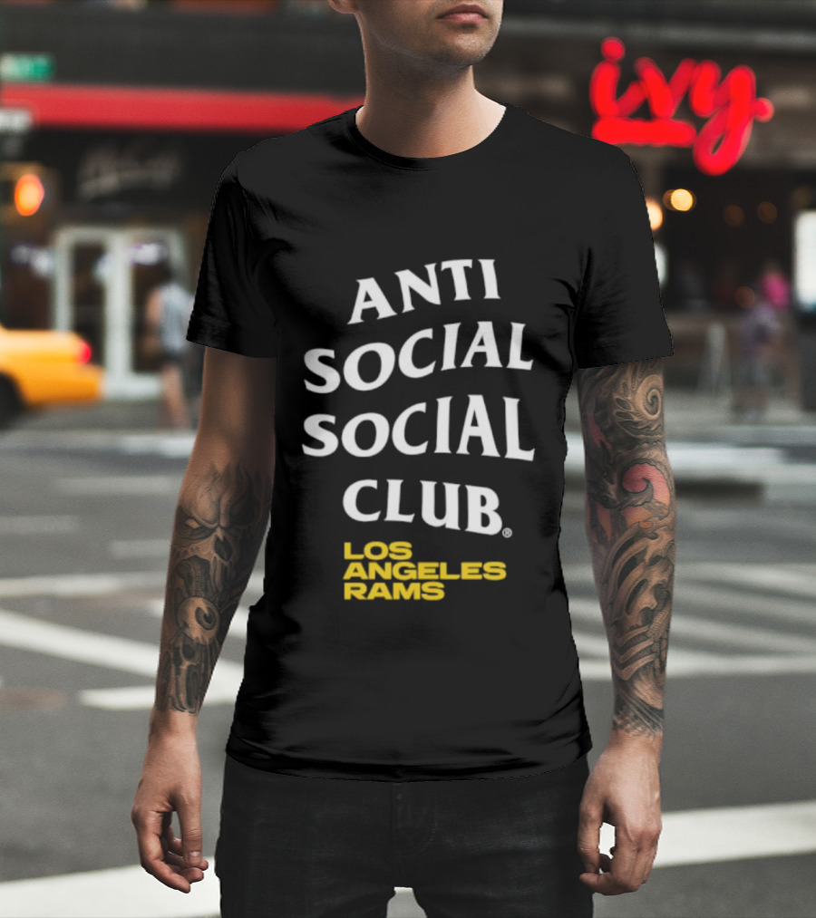Anti Social Social Club Los Angeles Rams T-Shirt