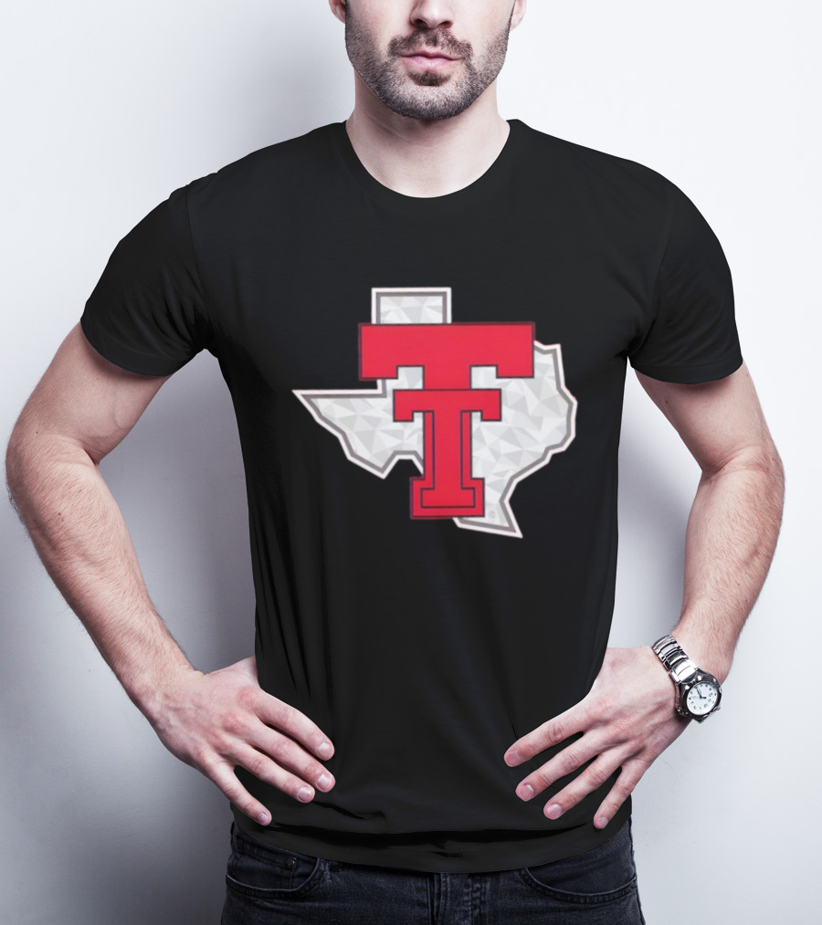 Texas Tech Red Raider Galvanized Pride State Emblem T-Shirt
