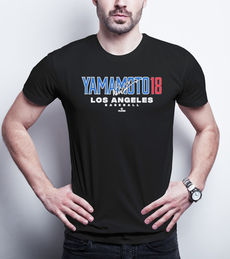 Yamamoto 18 Los Angeles Baseball Signature Series Collection T-Shirt