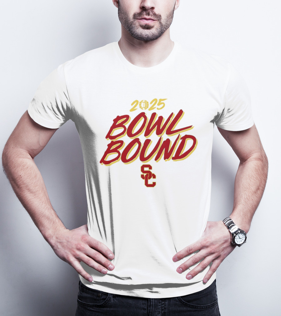 2025 USC Trojans Bowl Bound Football SC T-Shirt
