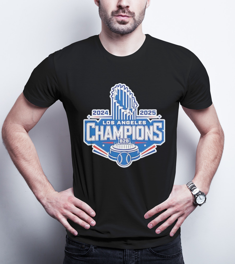 2024 2025 Los Angeles B2B Champions Baseball Cup T-Shirt