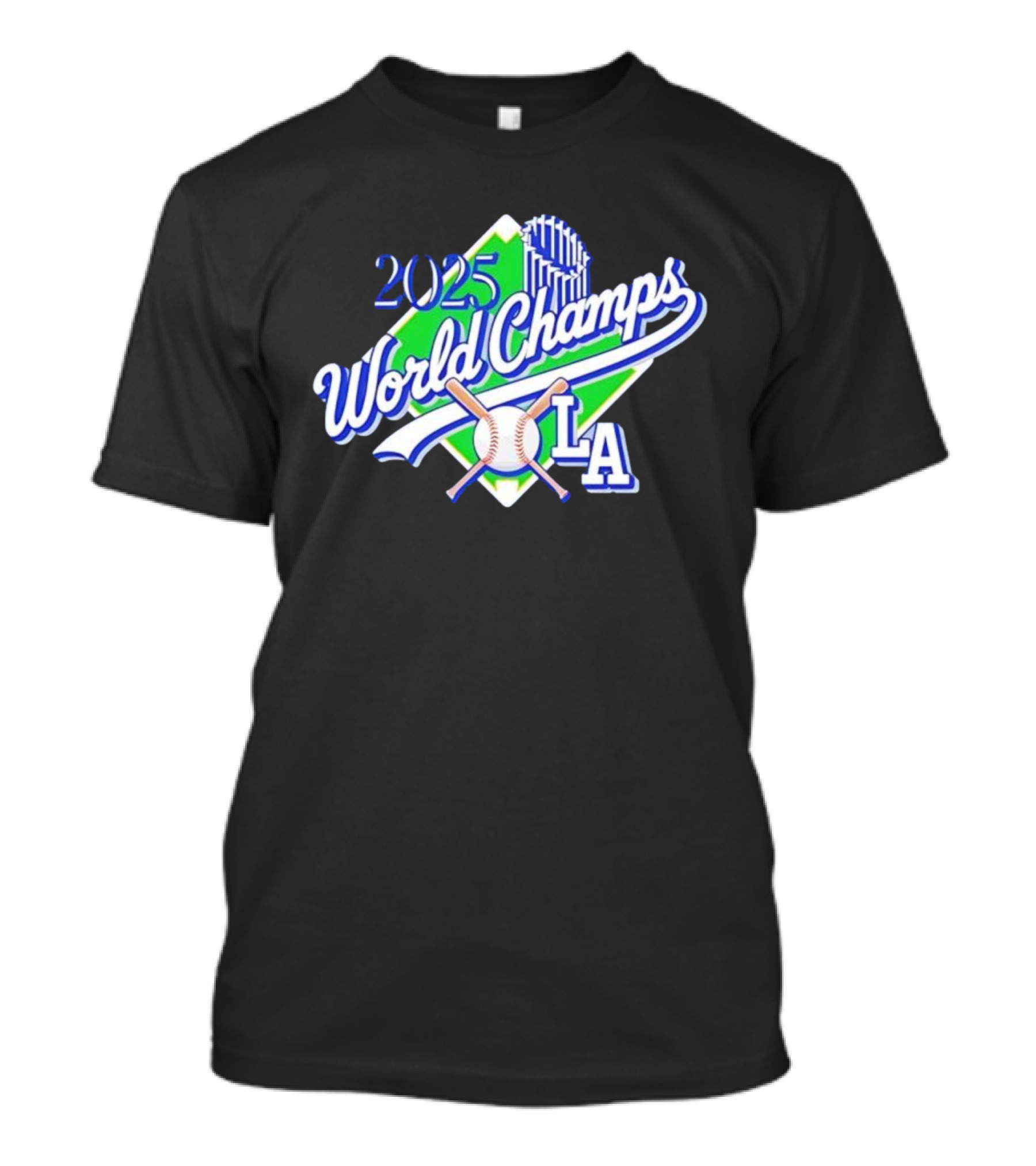 2025 World Champs LA Baseball Victory T-Shirt