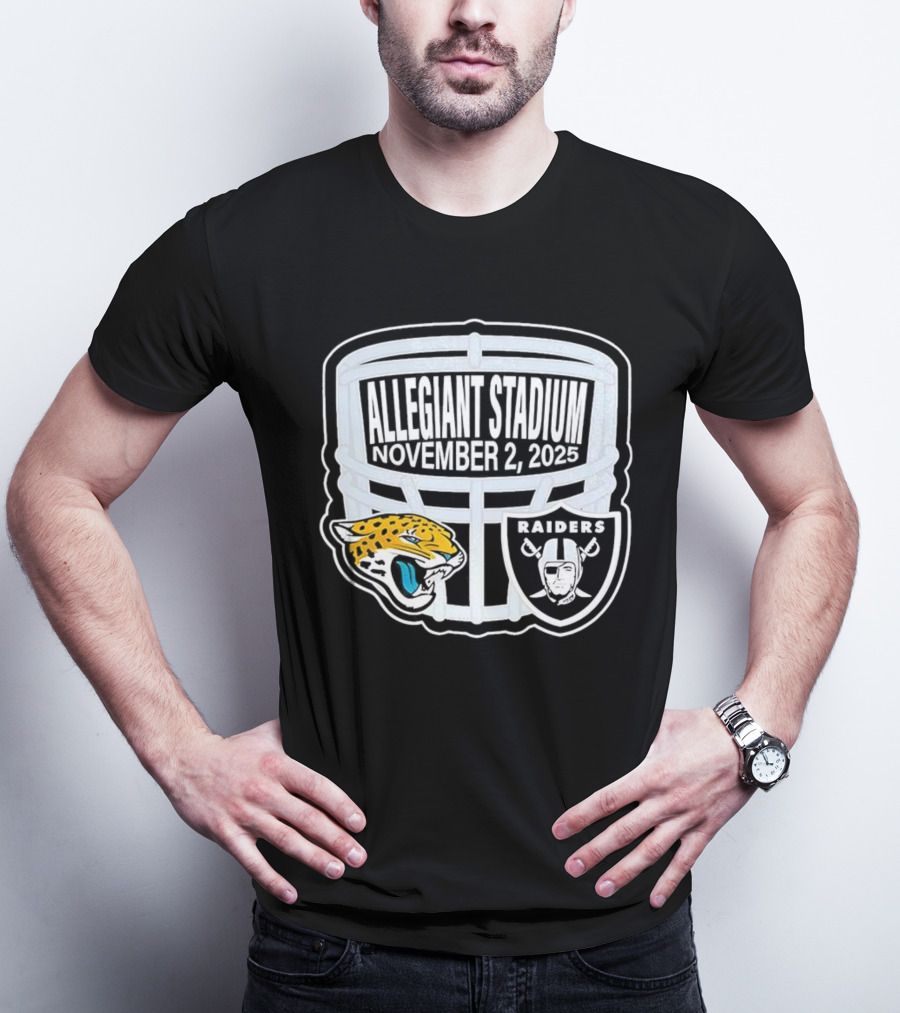 Las Vegas Raiders Vs Jacksonville Jaguars Allegiant Stadium November 2 2025 T-Shirt