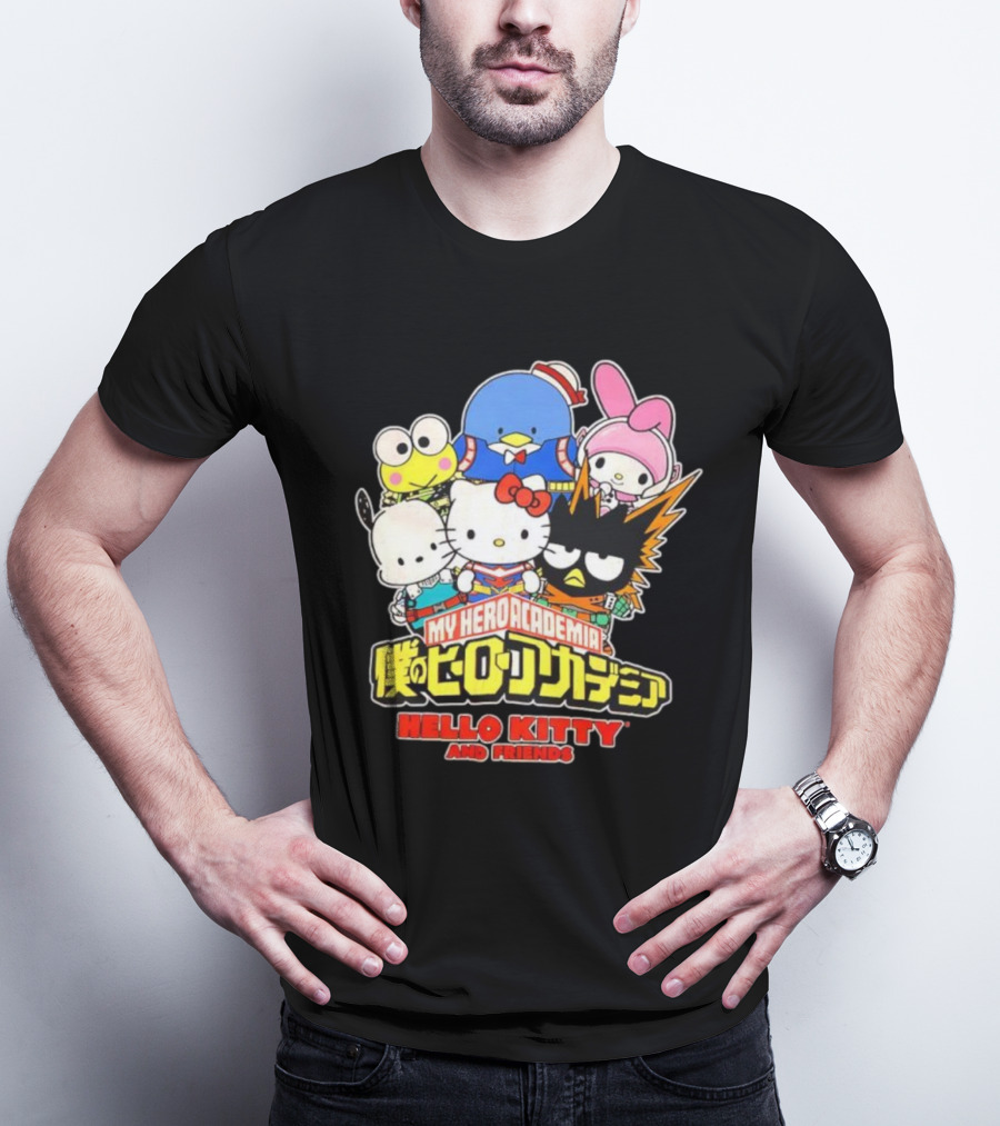 My Hero Academia Boku No Hiro Akademia Hello Kitty And Friends T-Shirt