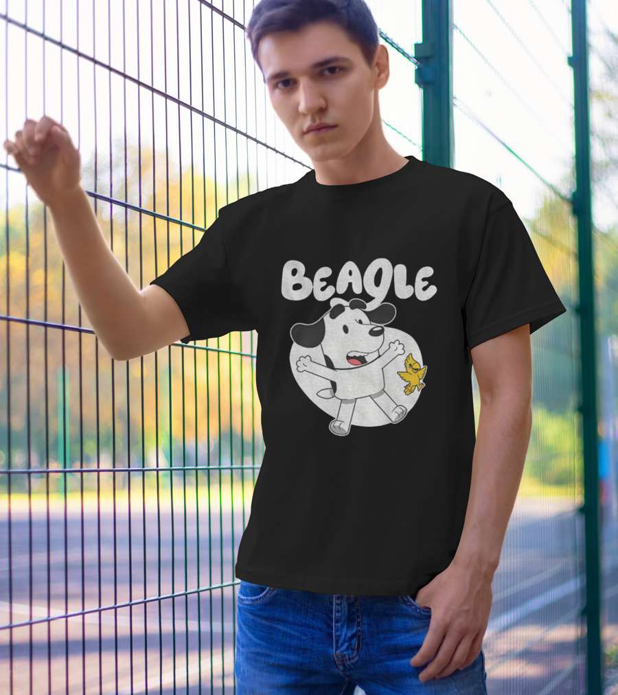 Snoopy Woodstock Bluey Beagle Dog Children Animation T-Shirt