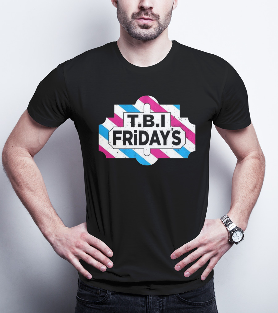 T.B.I Friday's Transgender Pride Flag T-Shirt