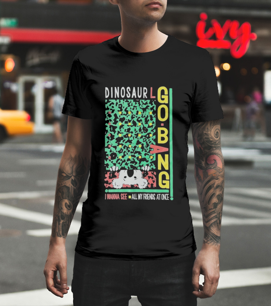 Dinosaur I Wanna See All My Friends Go Bang T-Shirt