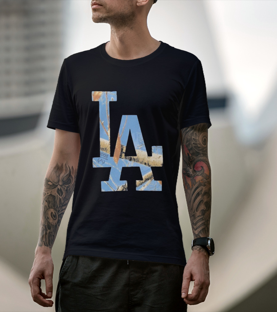 Los Angeles Dodgers LA Realtree Edge Camouflage T-Shirt