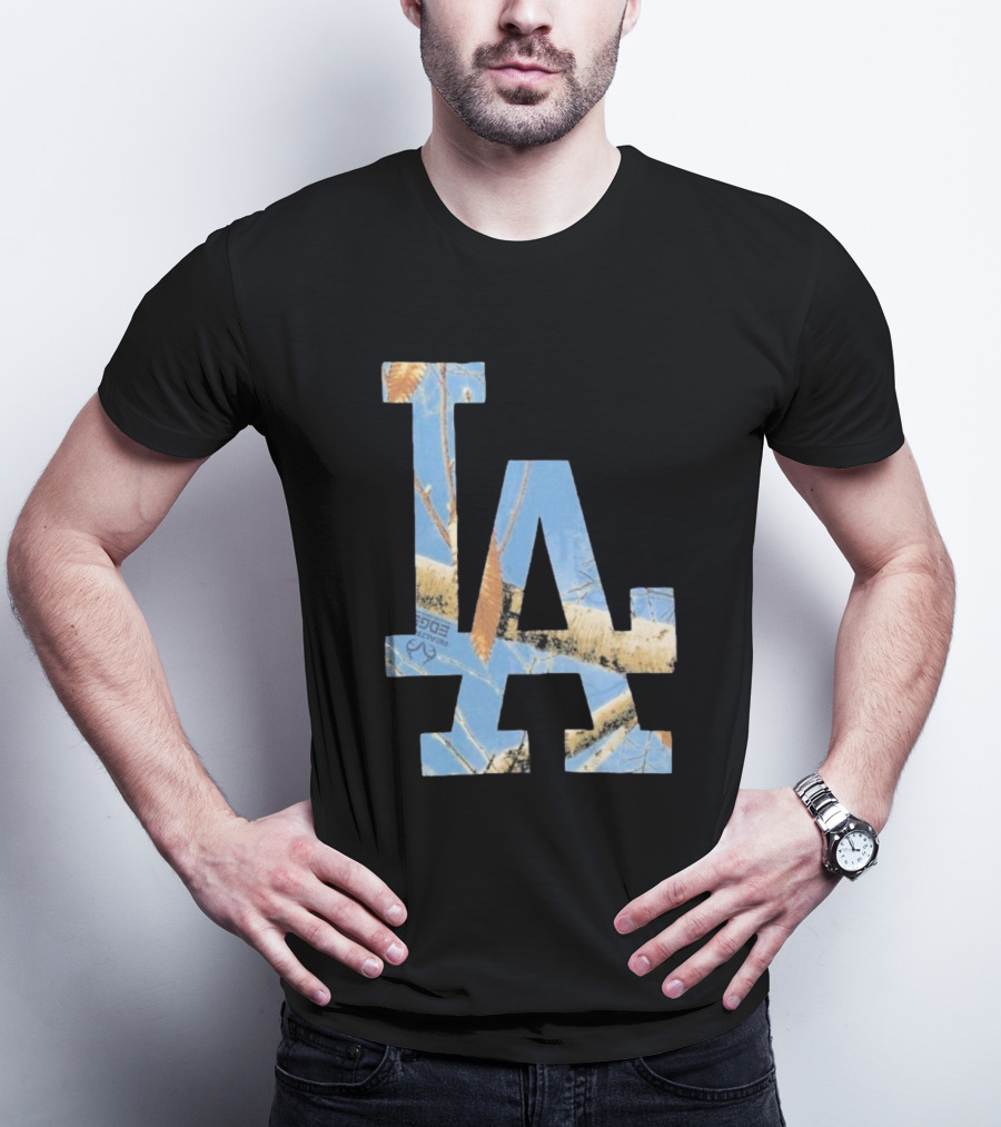 Los Angeles Dodgers LA Realtree Edge Camouflage T-Shirt