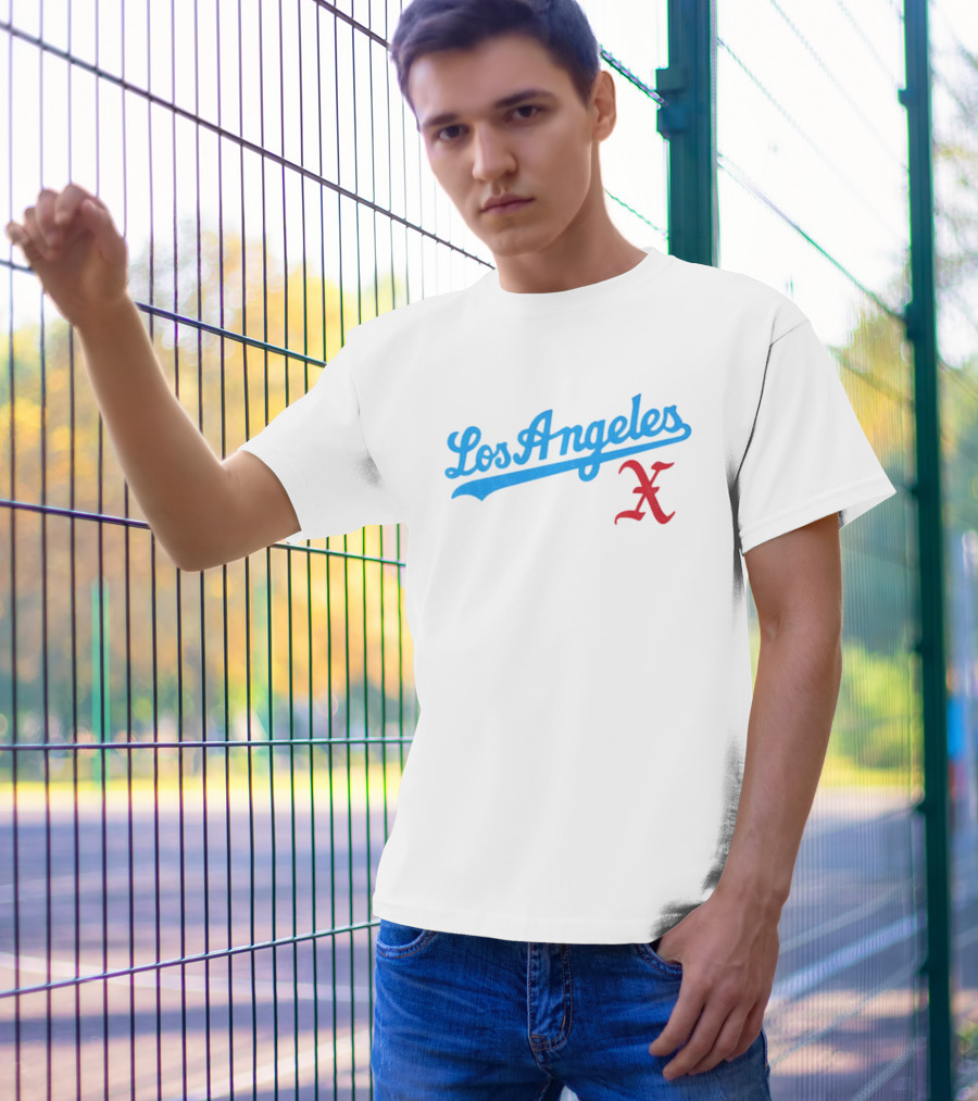 Los Angeles Dodgers MLB 2025 World Series Baseball X T-Shirt
