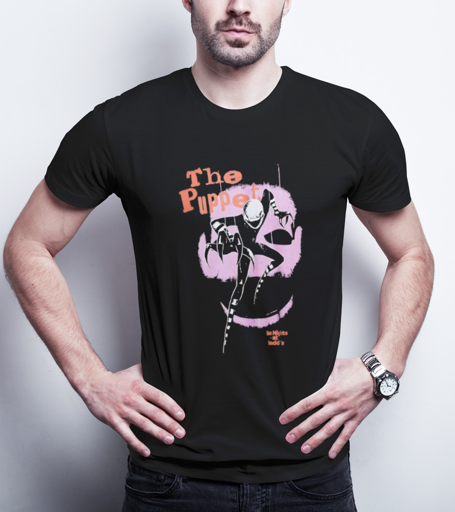 The Puppet Five Nights At Freddy’s Purple And Orange Design T-Shirt