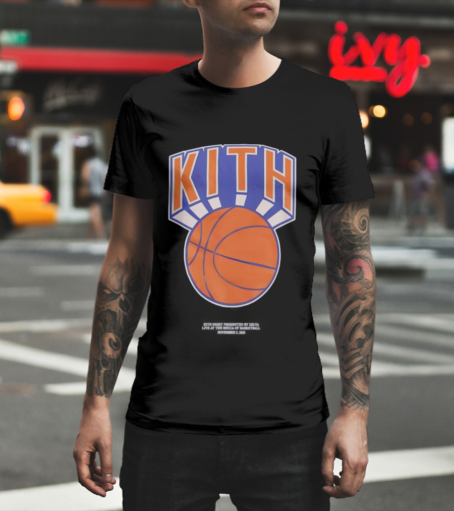 Kith New York Knicks Retro NY Nelson Basketball T-Shirt