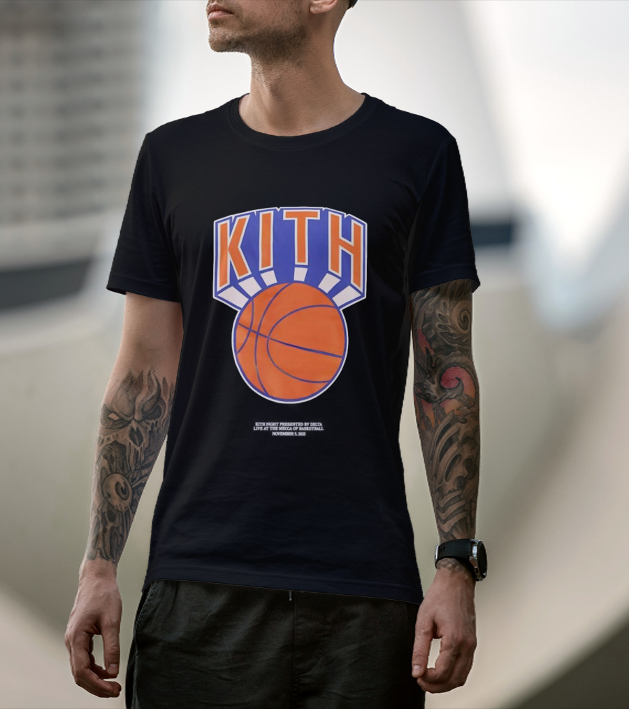Kith New York Knicks Retro NY Nelson Basketball T-Shirt