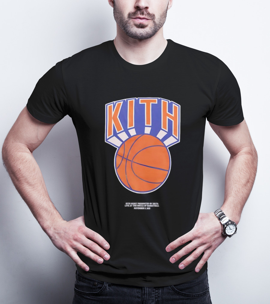 Kith New York Knicks Retro NY Nelson Basketball T-Shirt