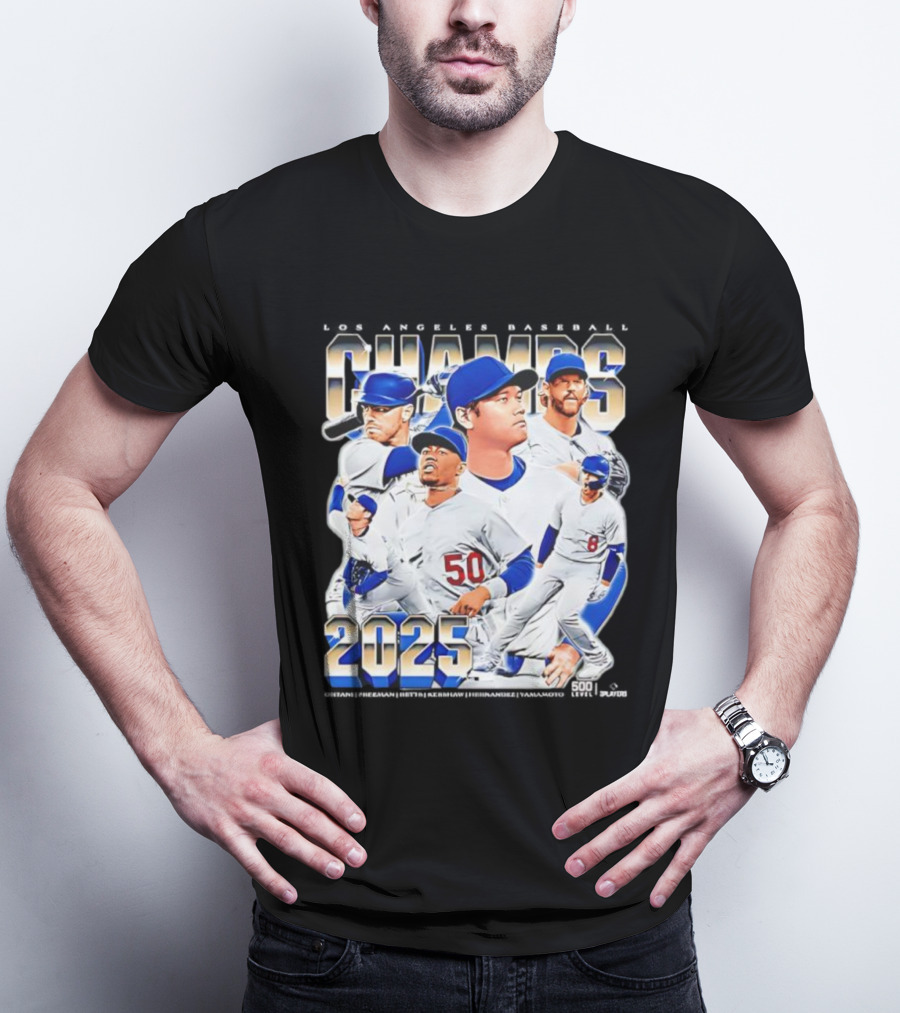 Los Angeles Baseball Champs 2025 Vintage T-Shirt