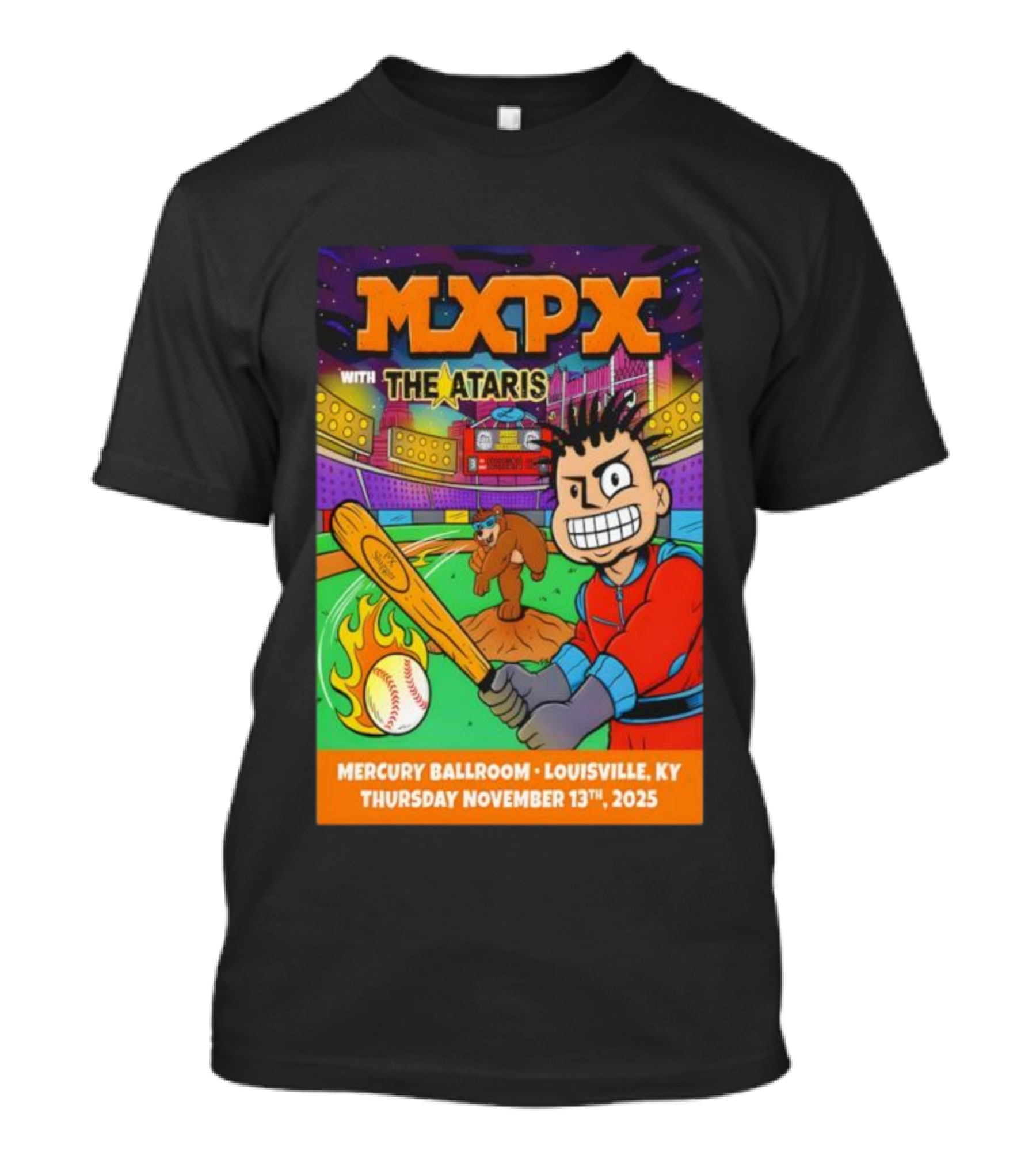 MXPX With The Ataris Concert Nov 13 2025 Mercury Ballroom Louisville KY T-Shirt